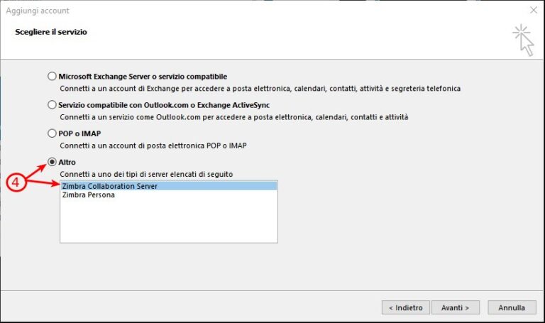 Zimbra Connector MAPI per Outlook - installazione